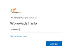 Logowanie się do systemu AMODIT kontami m.in. Microsoft, Facebook ...